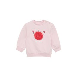 s.Oliver Sweatshirt M&auml;dchen Gr&ouml;&szlig;e 86 ros&eacute; / hellrot / schwarz / wei&szlig;