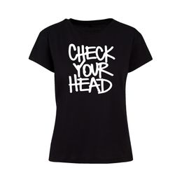 F4NT4STIC T-Shirt 'The Beastie Boys Check Your Head' Damen Gr&ouml;&szlig;e 5XL schwarz / wei&szlig;