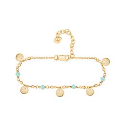 CAI ca&iuml; Armband Damen Gr&ouml;&szlig;e One Size t&uuml;rkis / gold