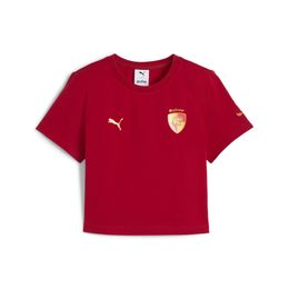 Puma T-Shirt M&auml;dchen Gr&ouml;&szlig;e 176 gelb / feuerrot