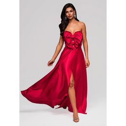 Ombre Abendkleid 'Francesca' Damen Gr&ouml;&szlig;e 38 rot Winterkleid