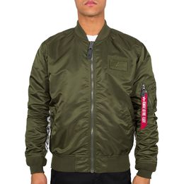 Alpha Industries &Uuml;bergangsjacke 'MA-1 TT Custom' Herren Gr&ouml;&szlig;e S dunkelgr&uuml;n