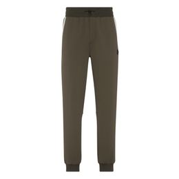 Plein Sport Hose Herren Gr&ouml;&szlig;e 40 oliv / schwarz / wei&szlig;