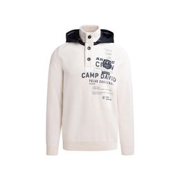 CAMP DAVID Pullover Herren Gr&ouml;&szlig;e L schwarz / wei&szlig;