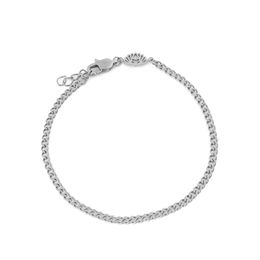 Akitsune Armband 'Via Cuban' Herren Gr&ouml;&szlig;e 20 cm silber