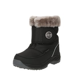 Kickers Snowboots 'WPF' Jungen Gr&ouml;&szlig;e 33 beige / schwarz / wei&szlig;