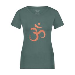 Urban Goddess Yoga & Activewear Sporttop 'Om Core Yoga and Pilates' Damen Gr&ouml;&szlig;e M/L gr&uuml;nmeliert