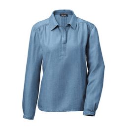 GOLDNER Bluse Damen Gr&ouml;&szlig;e M/L blau
