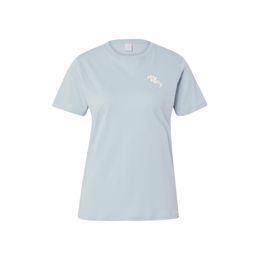 Iriedaily T-Shirt 'Catty' Damen Gr&ouml;&szlig;e XS hellblau / dunkelblau / orange / wei&szlig;