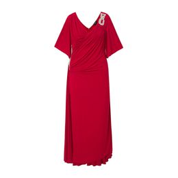 Ulla Popken Kleid Damen Gr&ouml;&szlig;e 60 hellrot Winterkleid