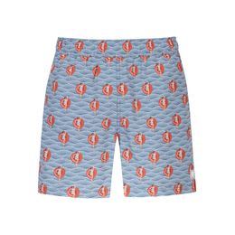 Mey Badeshorts 'Wave Swing' Herren Gr&ouml;&szlig;e XL navy / hellblau / rot / wei&szlig;