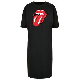 F4NT4STIC Kleid 'The Rolling Stones Zunge' Damen Gr&ouml;&szlig;e 46 rot / schwarz Winterkleid