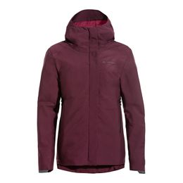 Vaude Funktionsjacke 'Cyclist' Damen Gr&ouml;&szlig;e S grau / bordeaux / schwarz