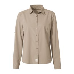 Vaude Funktionsbluse 'Rosemoor' Damen Gr&ouml;&szlig;e XL beige / wei&szlig;