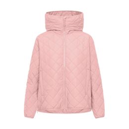 Derbe Steppjacke 'Quiltby Short' Damen Gr&ouml;&szlig;e S rosa