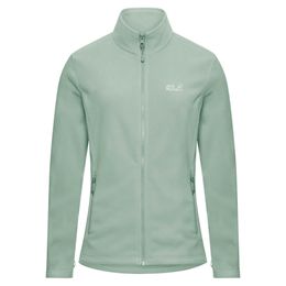 Jack Wolfskin Fleecejacke Damen Gr&ouml;&szlig;e M gr&uuml;n / wei&szlig;