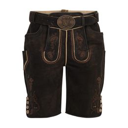 Kr&uuml;ger Buam Kr&uuml;ger Buam Shorts Herren Gr&ouml;&szlig;e 52 beige / kastanienbraun / umbra / dunkelbraun