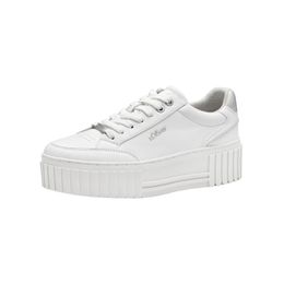 s.Oliver Sneaker Damen Gr&ouml;&szlig;e 42 grau / silber / wei&szlig;