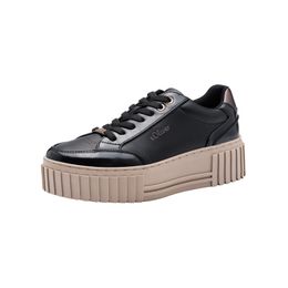 s.Oliver Sneaker Damen Gr&ouml;&szlig;e 39 puder / schwarz