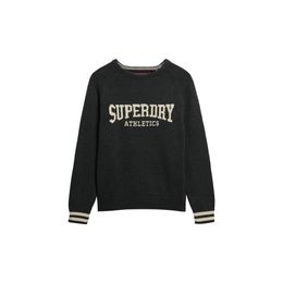 Superdry & Co Pullover 'Slouchy Intarsia' Damen Gr&ouml;&szlig;e S beige / graumeliert