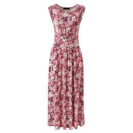 Aniston Selected Sommerkleid Damen Gr&ouml;&szlig;e 42 pflaume / hellpink