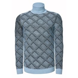 Rusty Neal Rollkragenpullover Herren Gr&ouml;&szlig;e XXXL hellblau
