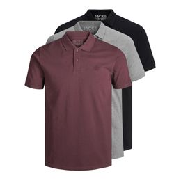 Jack & Jones Jack & Jones Poloshirt 'JJBasic' Herren Gr&ouml;&szlig;e S bordeaux