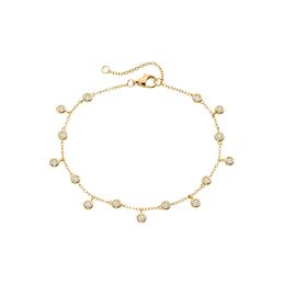 Smart Jewel Armband Damen Gr&ouml;&szlig;e 19 gold / transparent