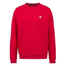 19V69 Italia Sweatshirt 'Nico' Herren Gr&ouml;&szlig;e M blutrot