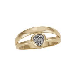 Firetti Ring Damen Gr&ouml;&szlig;e 60 gold / wei&szlig;