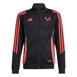 adidas Performance Sportsweatjacke 'Messi' Jungen Gr&ouml;&szlig;e 128 hellrot / schwarz / wei&szlig;