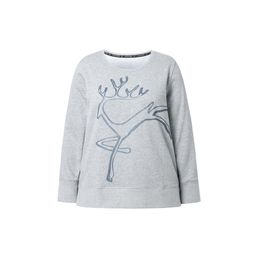 Lauras&oslash;n Sweatshirt Damen Gr&ouml;&szlig;e XXXL graumeliert