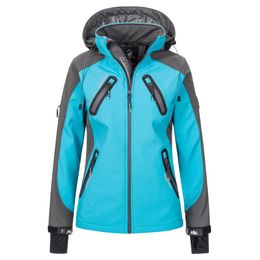 Rock Creek Outdoorjacke Damen Gr&ouml;&szlig;e M aqua / dunkelgrau