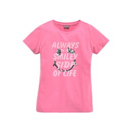 Kidsworld Shirt M&auml;dchen Gr&ouml;&szlig;e 152/158 pink / hellpink / silber