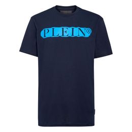 Philipp Plein T-Shirt Herren Gr&ouml;&szlig;e XXL navy / neonblau