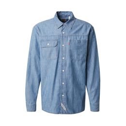 Levi's Levi's Hemd 'LS Auburn Worker' Herren Gr&ouml;&szlig;e L blue denim / rot / wei&szlig;
