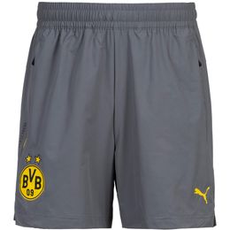 Puma Sportshorts 'Borussia Dortmund' Herren Gr&ouml;&szlig;e XL curry / dunkelgrau / schwarz