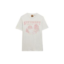 Superdry & Co T-Shirt 'Lo-Fi' Herren Gr&ouml;&szlig;e XL hellgrau / altrosa