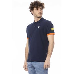 Invicta Poloshirt Herren Gr&ouml;&szlig;e M blau / dunkelblau / gelb / orange
