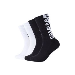 CAMP DAVID Socken Herren Gr&ouml;&szlig;e 43/46 schwarz / wei&szlig;