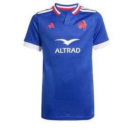 adidas Performance Funktionsshirt 'France rugby Home youth replica' M&auml;dchen Gr&ouml;&szlig;e 170 blau / rot / wei&szlig;