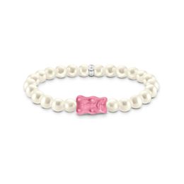 Thomas Sabo Armband Damen Gr&ouml;&szlig;e 17 rosa / silber / perlwei&szlig;