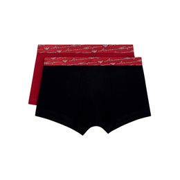 Emporio Armani Boxershorts Herren Gr&ouml;&szlig;e XL grau / rot / schwarzmeliert