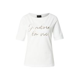 s.Oliver BLACK LABEL T-Shirt Damen Gr&ouml;&szlig;e L gold / offwhite
