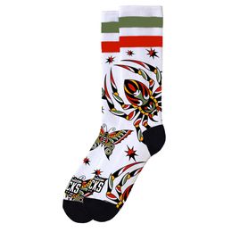 American Socks Socken 'Venom' Herren Gr&ouml;&szlig;e 41/46 wei&szlig;