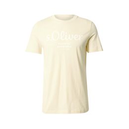 s.Oliver Shirt Herren Gr&ouml;&szlig;e S pastellgelb / offwhite