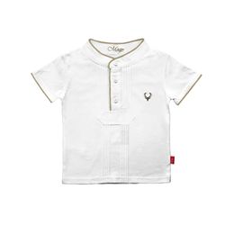 Mogo Shirt 'Pfoadl' Jungen Gr&ouml;&szlig;e 146/152 offwhite