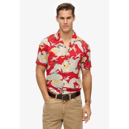 Superdry & Co Hemd 'Hawaii' Herren Gr&ouml;&szlig;e L gelb / grau / rot / offwhite