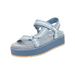 Steve Madden Riemensandale Damen Gr&ouml;&szlig;e 42 blue denim / hellblau