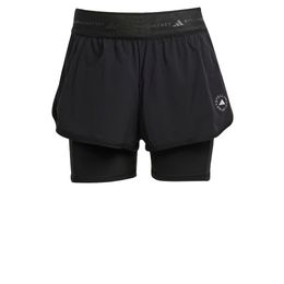 adidas by Stella McCartney Sportshorts 'adidas by Stella McCartney' Damen Gr&ouml;&szlig;e M/L schwarz / wei&szlig;